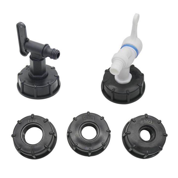 1/2 3/4 1 Wanita Benang 60 Mm Female Thread Tangki IBC Konektor Valve ...
