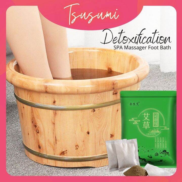 Foot Spa Powder/ Herbal Soaking/ Foot Powder 30pax/pack 泡脚药粉 艾草老姜红花 足浴包 ...