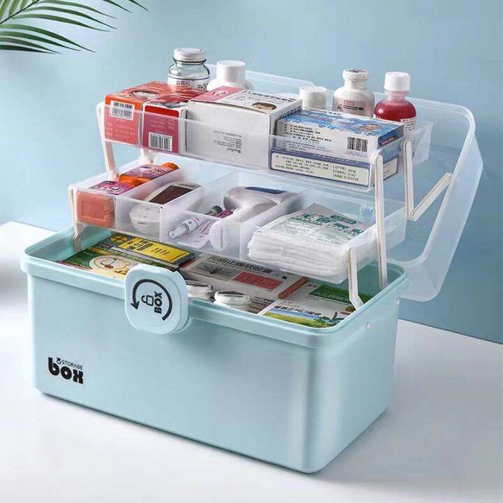 Home Emergency Family First Aid Kit Medicine Box Travel Storage ...