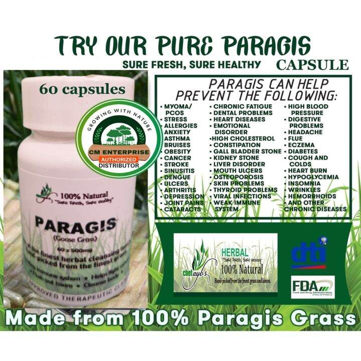 Chef Aybs Paragis Capsule 60pcs Capsule 500mg | Lazada PH
