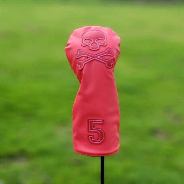 SKULL Golf Woods Headcovers สำหรับ Driver Fairway Putter 135H Clubs Set ...