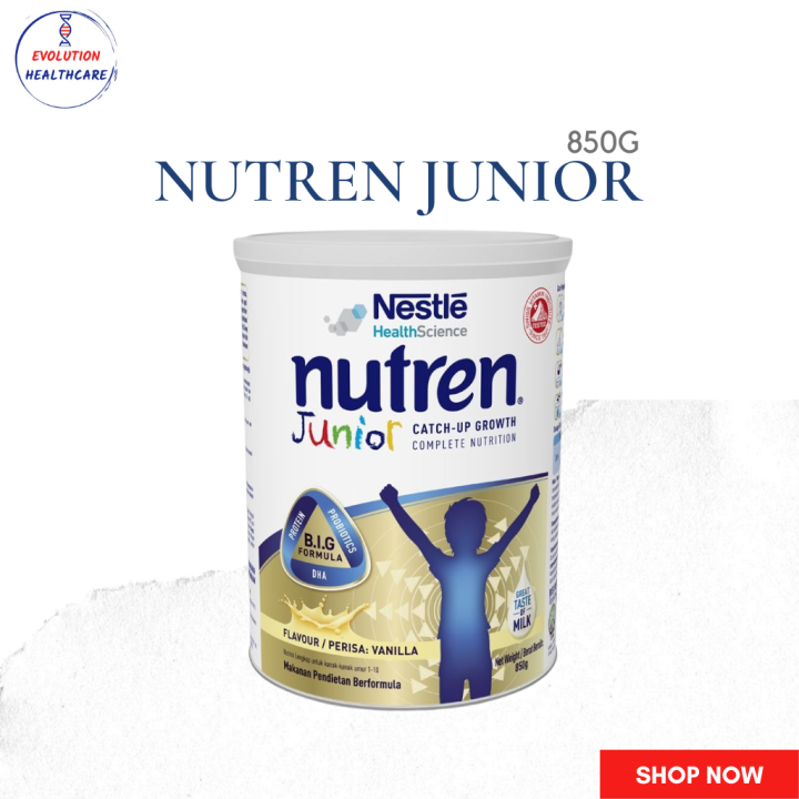 [NEW PACKAGING] NUTREN JUNIOR 850G | Lazada