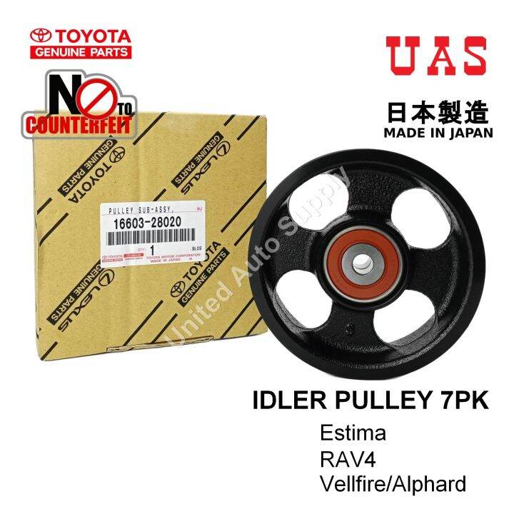 TOYOTA Idler Pulley 7PK 16603-28020 For TOYOTA Estima Vellfire RAV4 ...