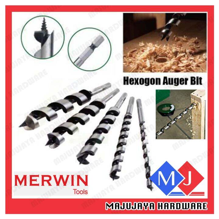 MERWIN Auger Bit For Wood Use Sds Plug Rotary Hammer Wood Drill Bit ...