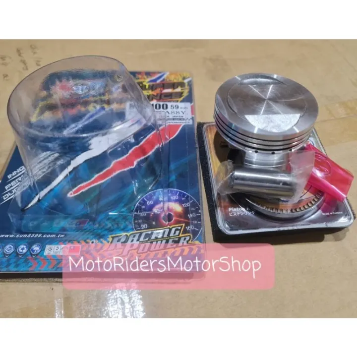 Sun 59mm Piston Assy for Mio Sporty (piston piston ring bushing lock ...