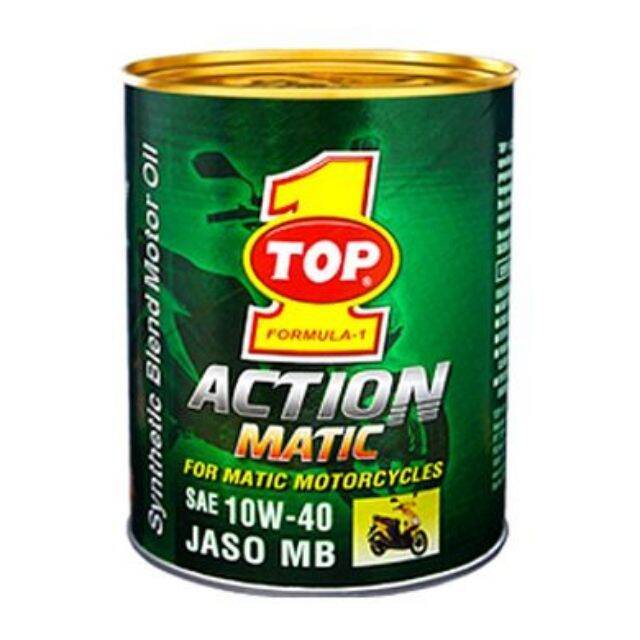 TOP 1 ACTION MATIC MOTORCYCLE OIL GREEN | Lazada PH