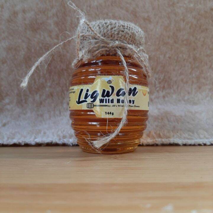 Ligwan Wild Raw and Pure Honey in a small beehive shaped bottle 144g ...
