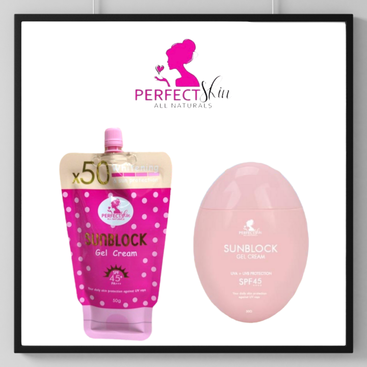 Perfect Skin Sunblock Gel Cream SPF 45 50g | Lazada PH