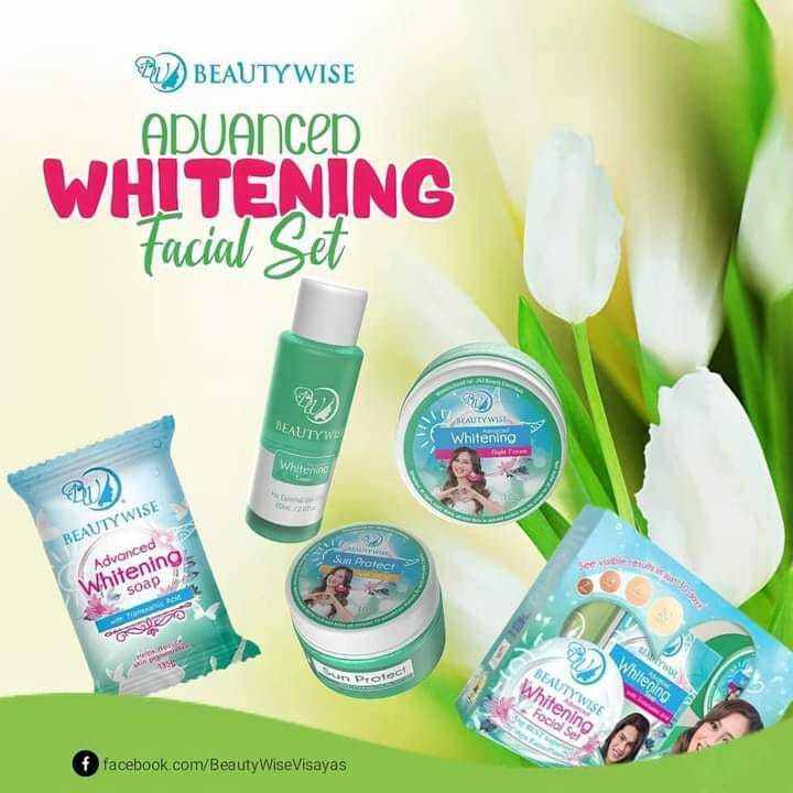 BeautyWise Whitening Advanced 9anti-melasma set) | Whitening Facial Set ...