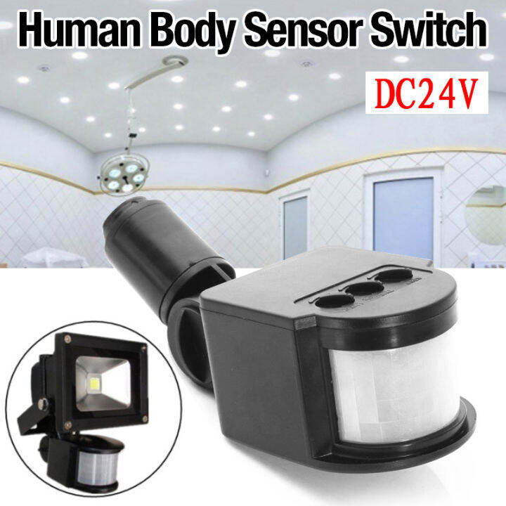 LED Lights Automatic Infrared PIR Motion Detector Wall Mount Outdoor ...