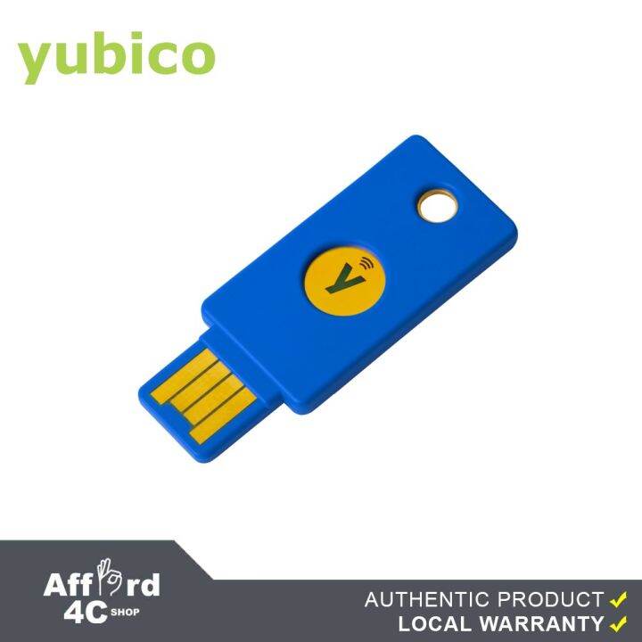 Yubico FIDO Security Key NFC - Two Factor Authentication USB and NFC ...