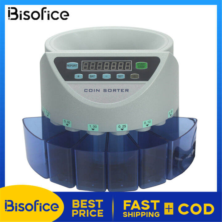 Bisofice Electronic Coin Sorter Counter Counting Sorting Machine ...