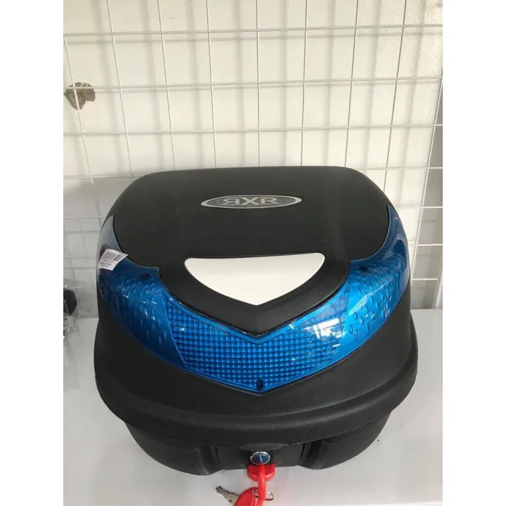 RXR Motorcycle Compartment Box 898 (25Liters) that has a max load of 5 ...