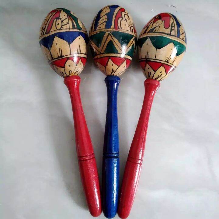 Marakas "Lukis Panjang Kecil", Mainan Tradisional Anak, Shacker Maracas ...