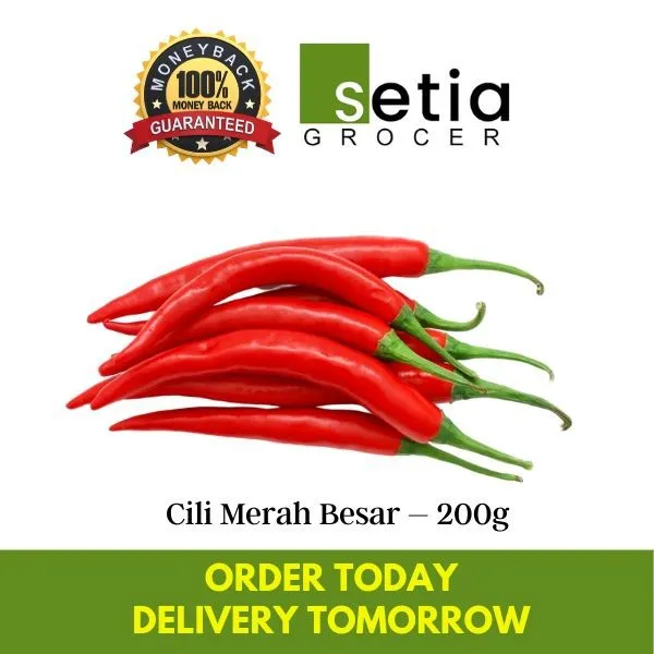 Cili Besar Merah (200G) | Lazada