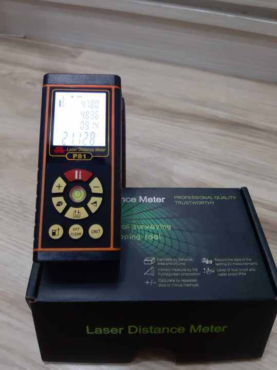 Meteran Pengukur Jarak Laser Digital 80m-Laser Digital Meter Distance ...
