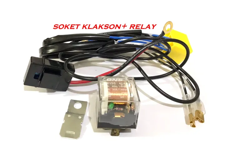 SOKET RILEY SOCKET RELAY KLAKSON UNIVERSAL ALL MOTOR MOBIL PEMASANGN ...
