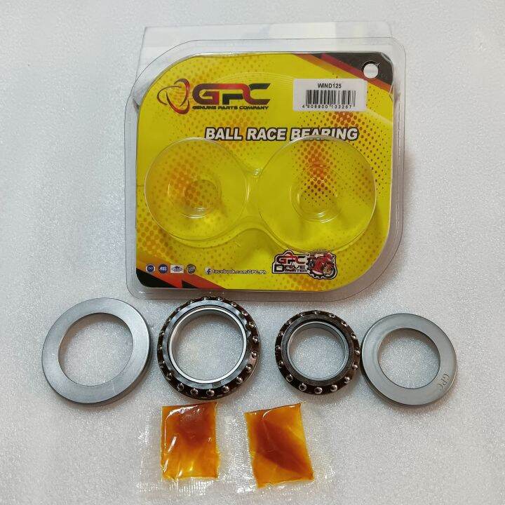 Ball Race bearing for Front Fork Steering post for Honda Wave 125 ...