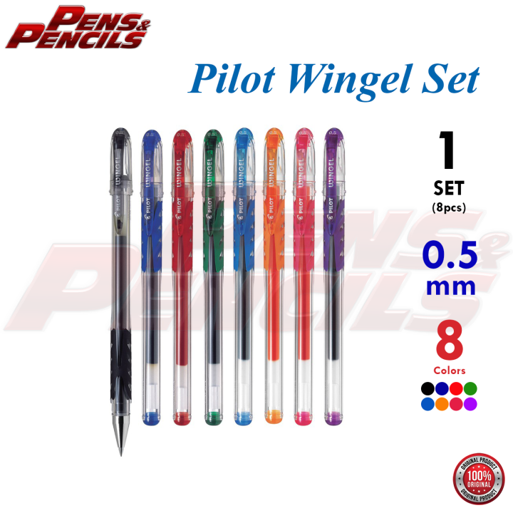 Pilot Wingel Gel Pen 0.5/0.7mm / Color Gel Pen / Wingel Colour Pen ...