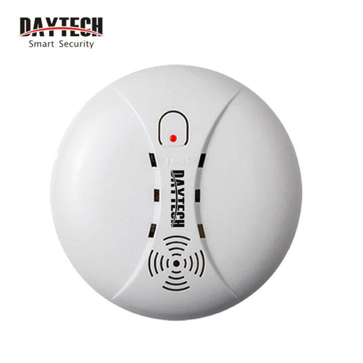 DAYTECH Home Alarm System Smoke Alarm Independent Smoke Detector Sensor ...