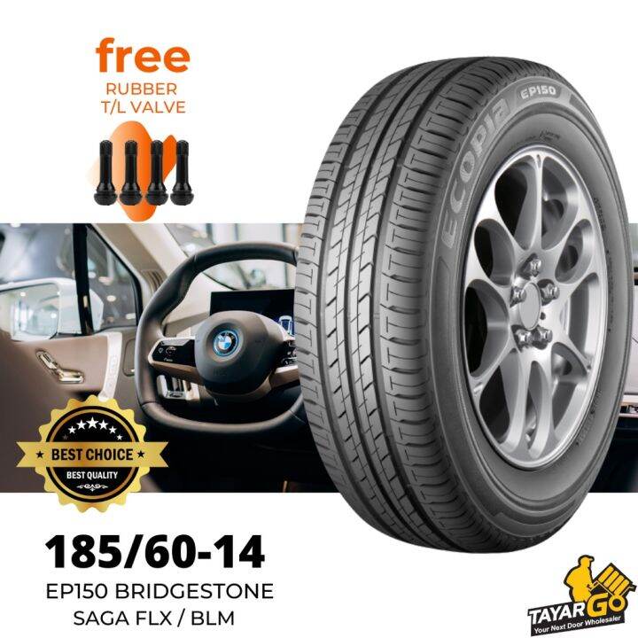 TAYARGO Car Tyre 185 60 14 Bridgestone Tyre Car Tayar Bridgestone ...