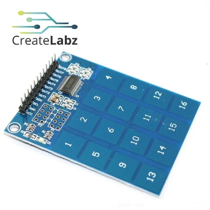 Capacitive Touch Key Pad 16 keys 4x4 TTP229 | Lazada PH