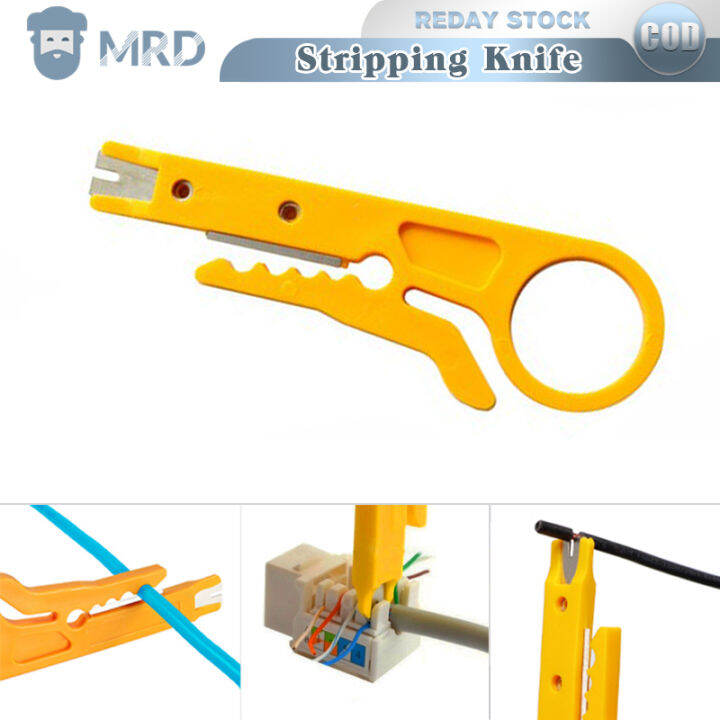 Mini Wire Stripper Network Wire Stripper Punch Down Cutter For Network Wire Cable For Coax CAT5 ...