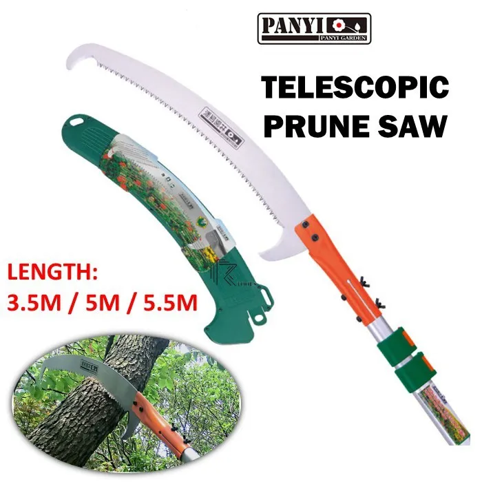 EXTENSION PRUNE SAW CUTTER 5M 5.5MM PANYI GERGAJI BATANG PANJANG POTONG ...