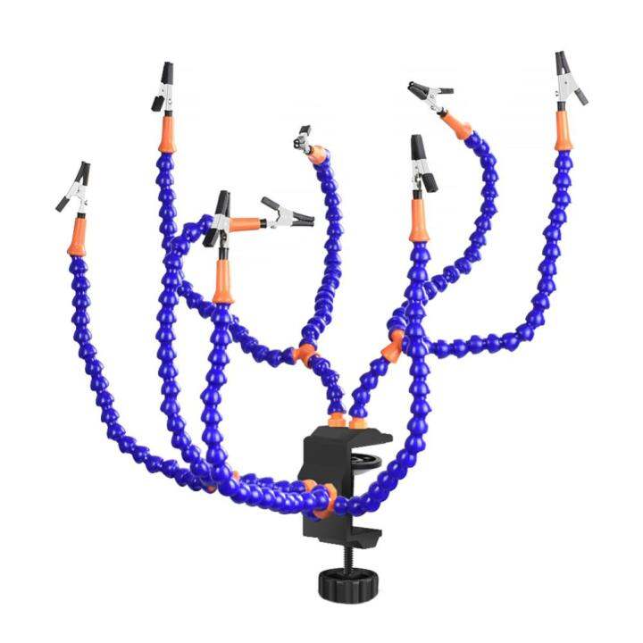 Soldeirng Station Holder 8 Flexible Arms Multi Soldering Helping Hand ...
