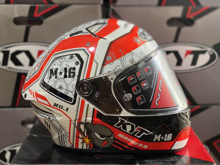 KYT NFR SUPER MARIO DUAL VISOR FULLFACE HELMET | Lazada PH