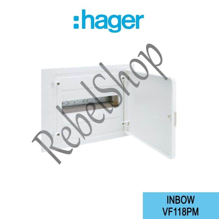 Hager Kotak Box MCB Inbow Tanam VF118PM Plain 18 Modul / Group | Lazada ...