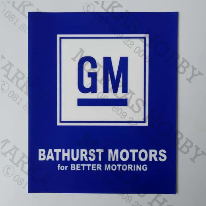 Stiker / Sticker GM General Motor Bathurst Vertical Tempel Dalam ...