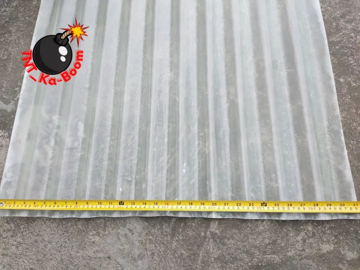 Fiber Glass Sheet Clear 80cm width SOLD per 1 foot, 2 feet, 3 feet, 4 ...