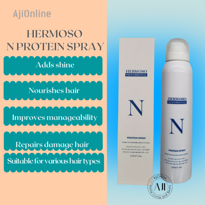 Hermoso N Protein Spray 220ml Hair Treatment Hair Repair Essence Spray ...