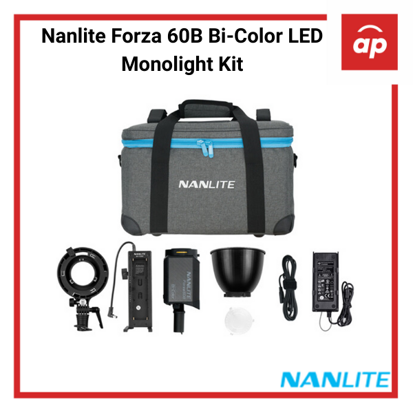 Nanlite Forza 60B Bi-Color LED Monolight Kit (Including NPF Battery ...