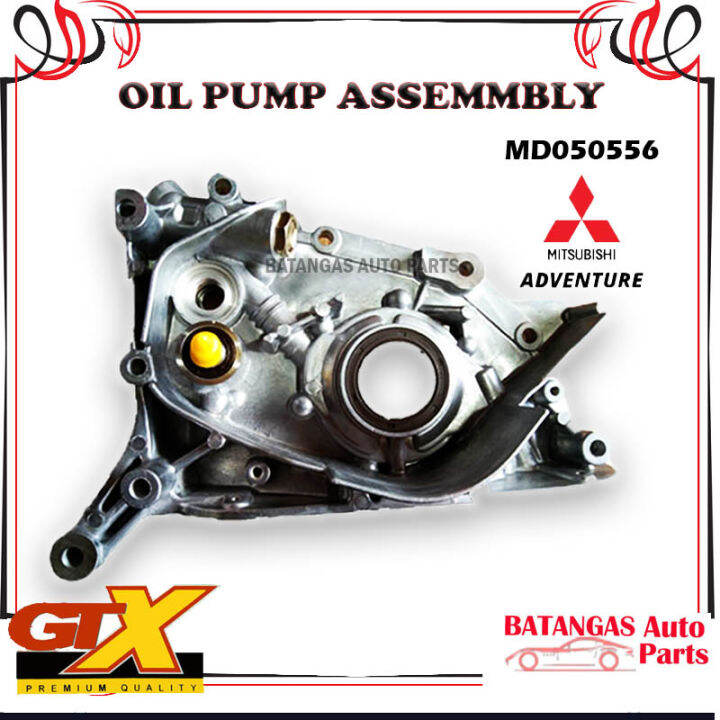 OIL PUMP ASSEMBLY MITSUBISHI ADVENTURE 4D56 GTX MD050556 | Lazada PH