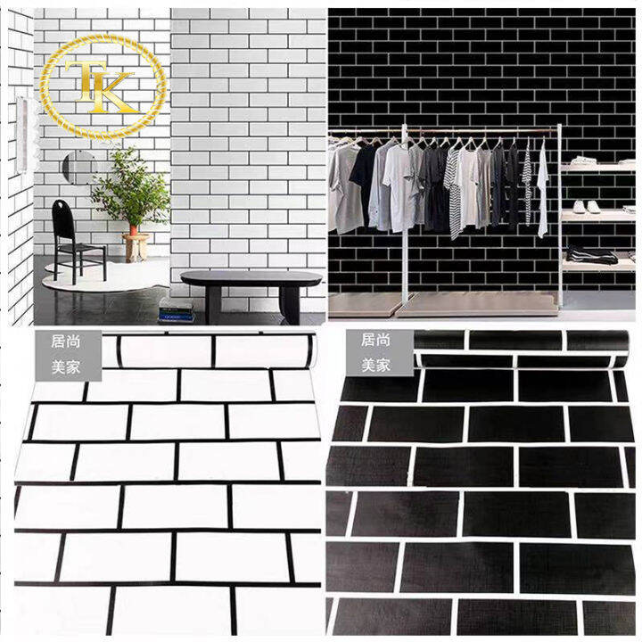 T3 pvc Self adhesive Waterproof Wallpaper 10m x 45cm | Lazada PH