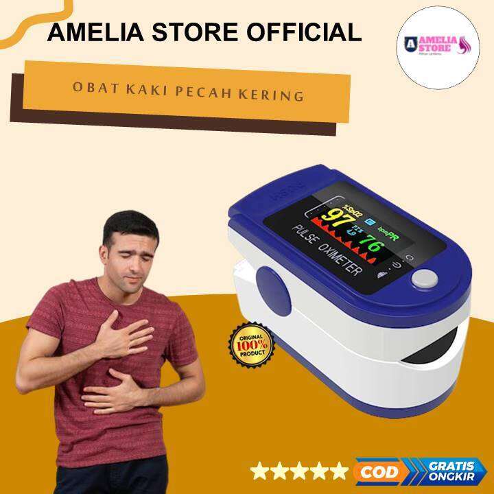 Oxymeter Oximeter Pulse Omron Alat Pengukur Ukur Siturasi Oksigen ...