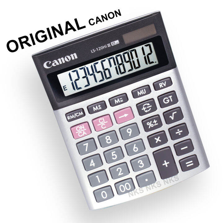 *ORIGINAL* CANON LS-120HI III CALCULATOR | Lazada