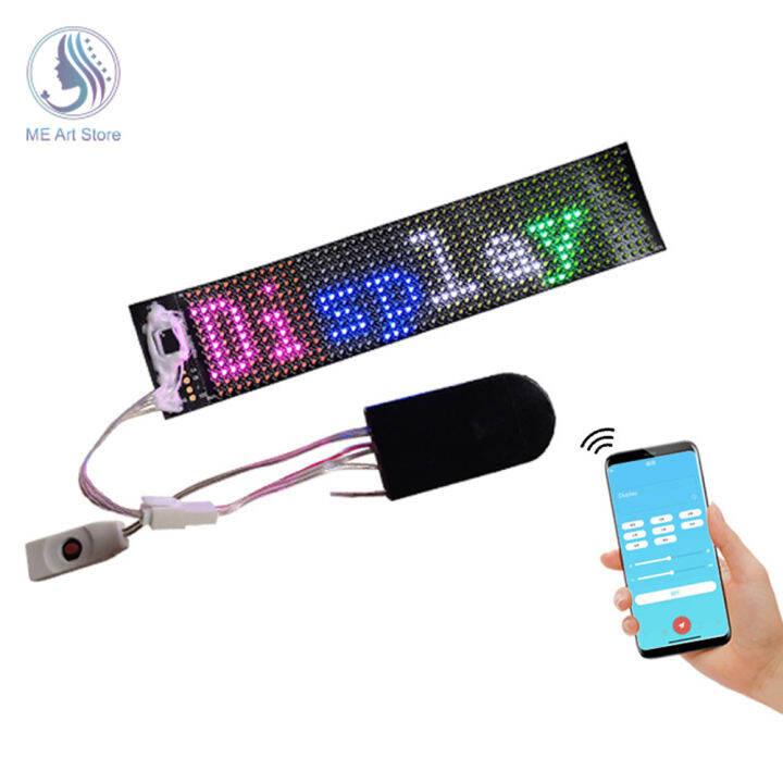 Mini LED Display Bluetooth APP Control Digital DIY Programmable ...