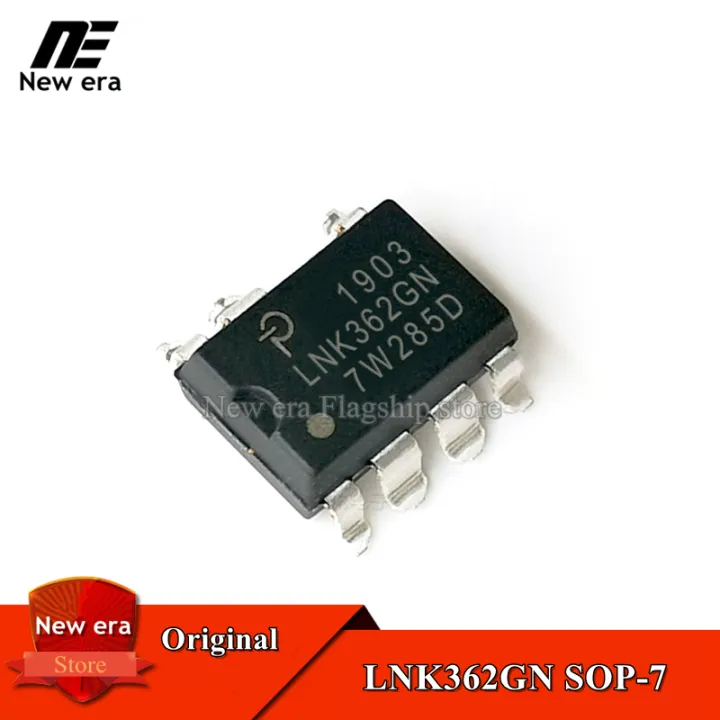 10ชิ้นเดิม LNK362GN SOP-7 LNK362 SOP7การจัดการพลังงานชิป IC ใหม่เดิม ...