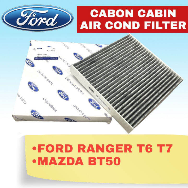 (100% ORIGINAL) FORD CARBON CABIN AIR COND FILTER FORD RANGER T6 T7 2.2 ...