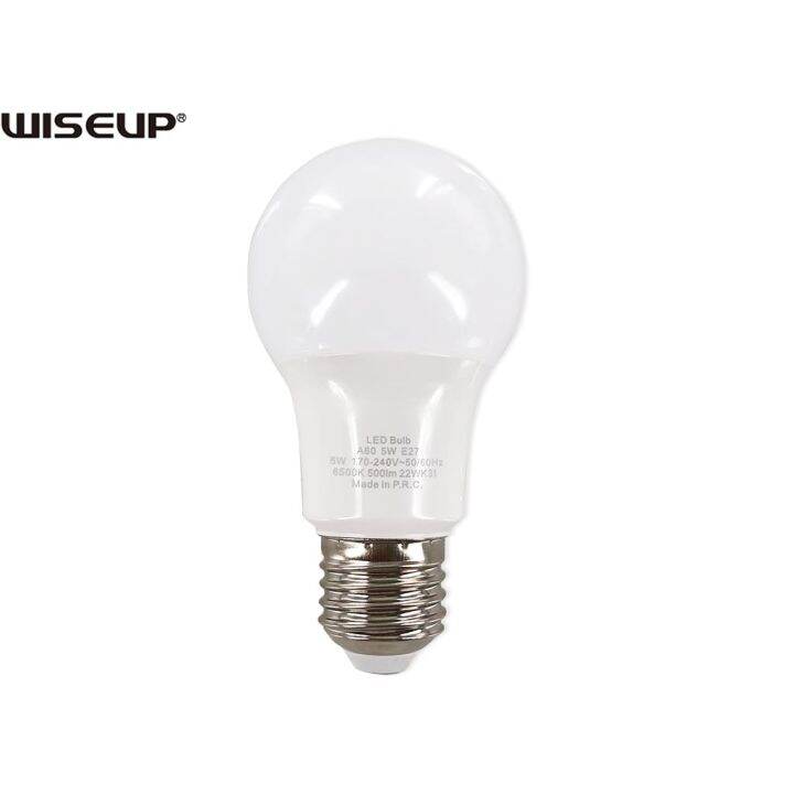 WiseUp LED Bulb 5W, 7W, 9W, 12W 6500K & 3000K E27 Cool Day Light & Warm ...