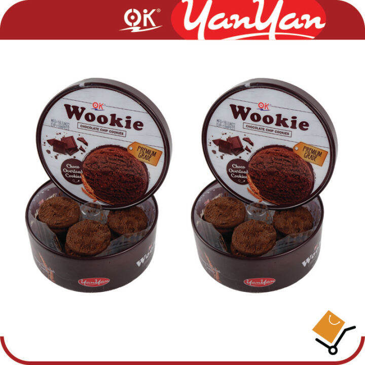 OK Yan Yan Wookie Choco 180 grams Overload Cookies SET OF 2 | Lazada PH