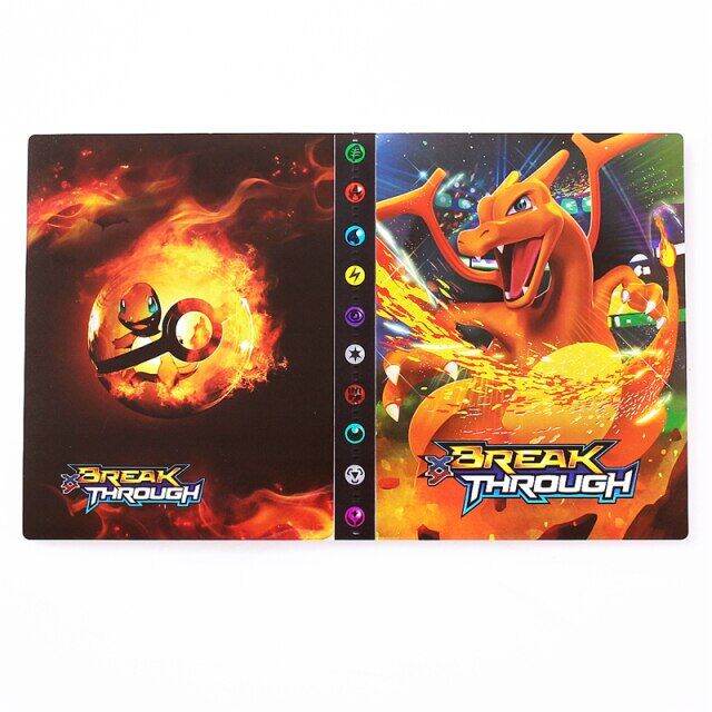240Pcs Pokemon Album Book Cartoon Card Anime Charizard Map Folder Game ...