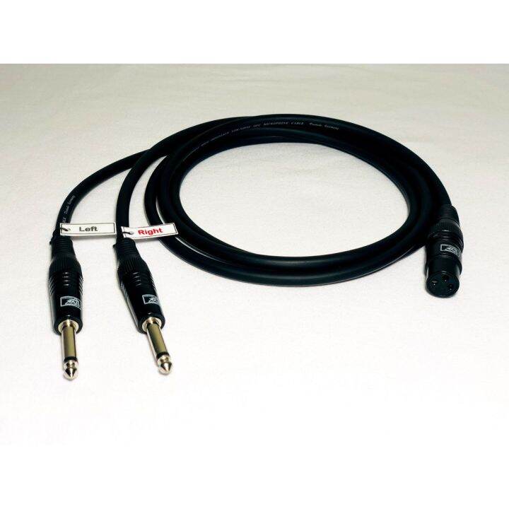 PL/TS LEFT AND RIGHT to XLR FEMALE STEREO HEAVY DUTY PLUGS AND CABLES ...