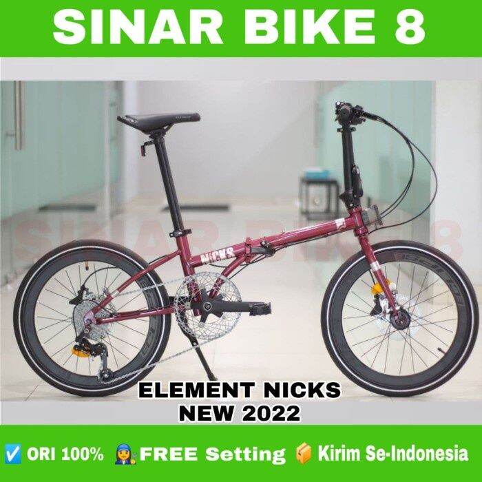 Sepeda Lipat Ukuran 20 Inch ELEMENT NICKS NEW 2022 | Lazada Indonesia
