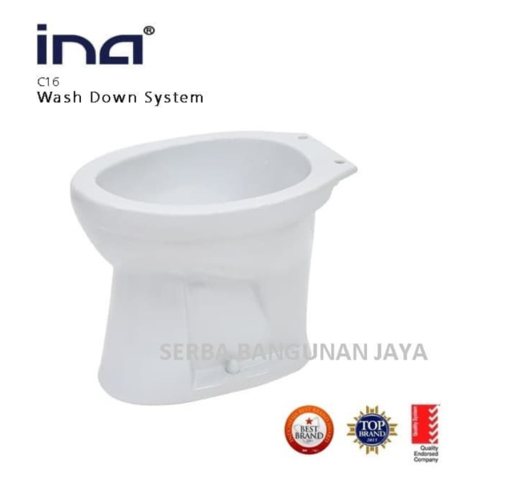 INA C16 WASH DOWN SYSTEM KLOSET DUDUK SIRAM | Lazada Indonesia