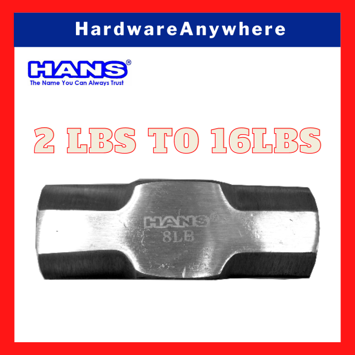 Hans Blacksmith Hammer Head / Forging Hammer Head Replacement [2 LBS to 16 LBS] | Lazada Singapore