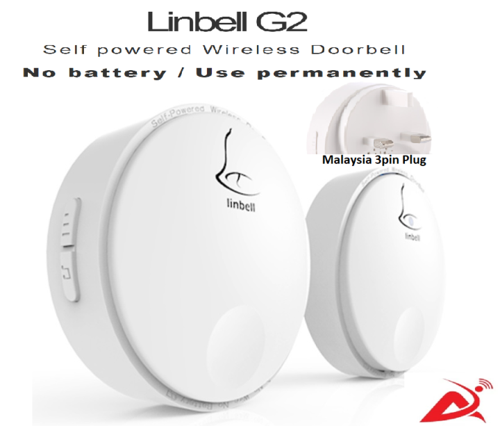 Loceng Pintu Tak pakai Bateri / G2 Wireeless Doorbell 门铃 | Lazada